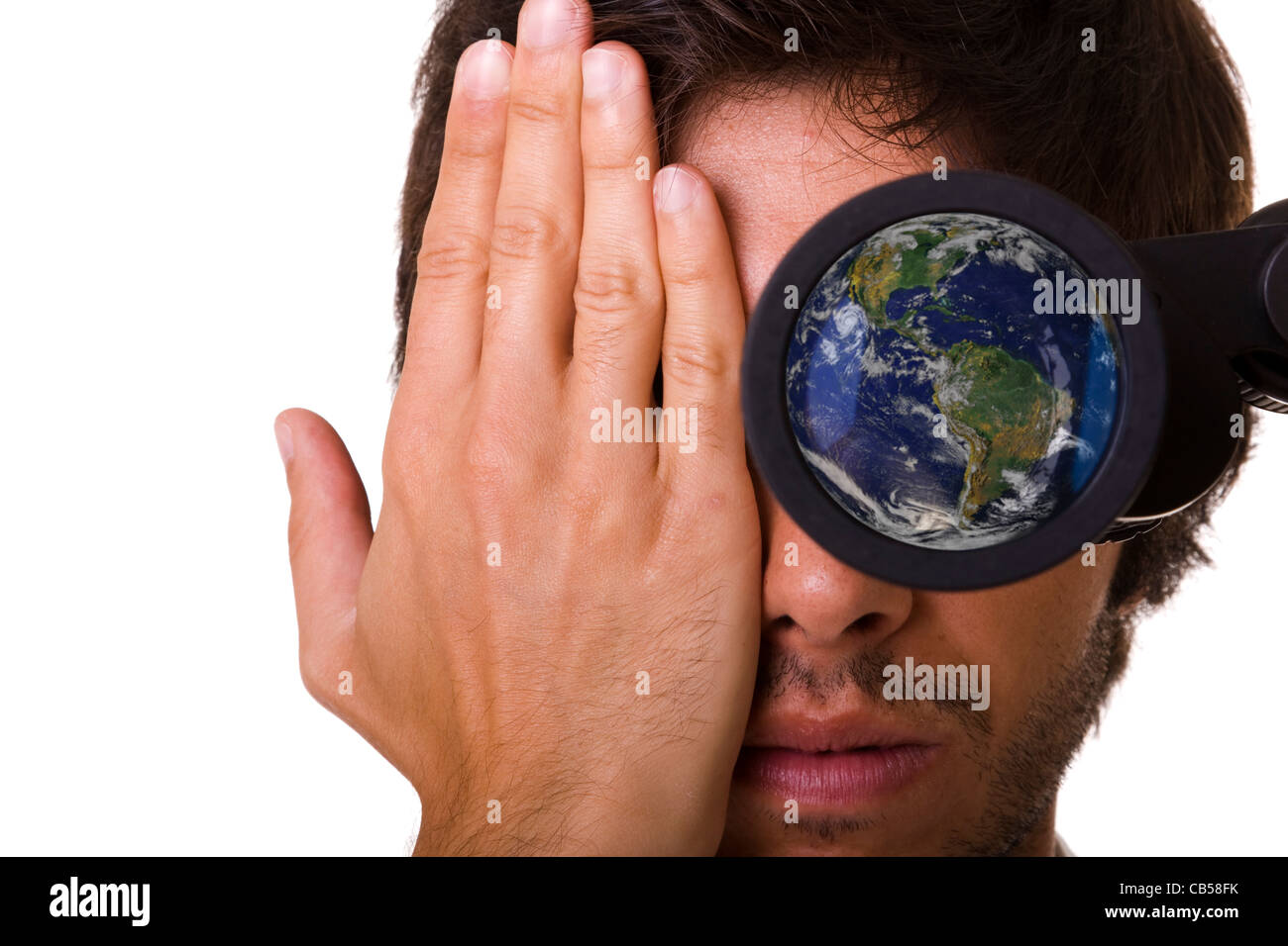 Earth scan hi-res stock photography and images - Alamy