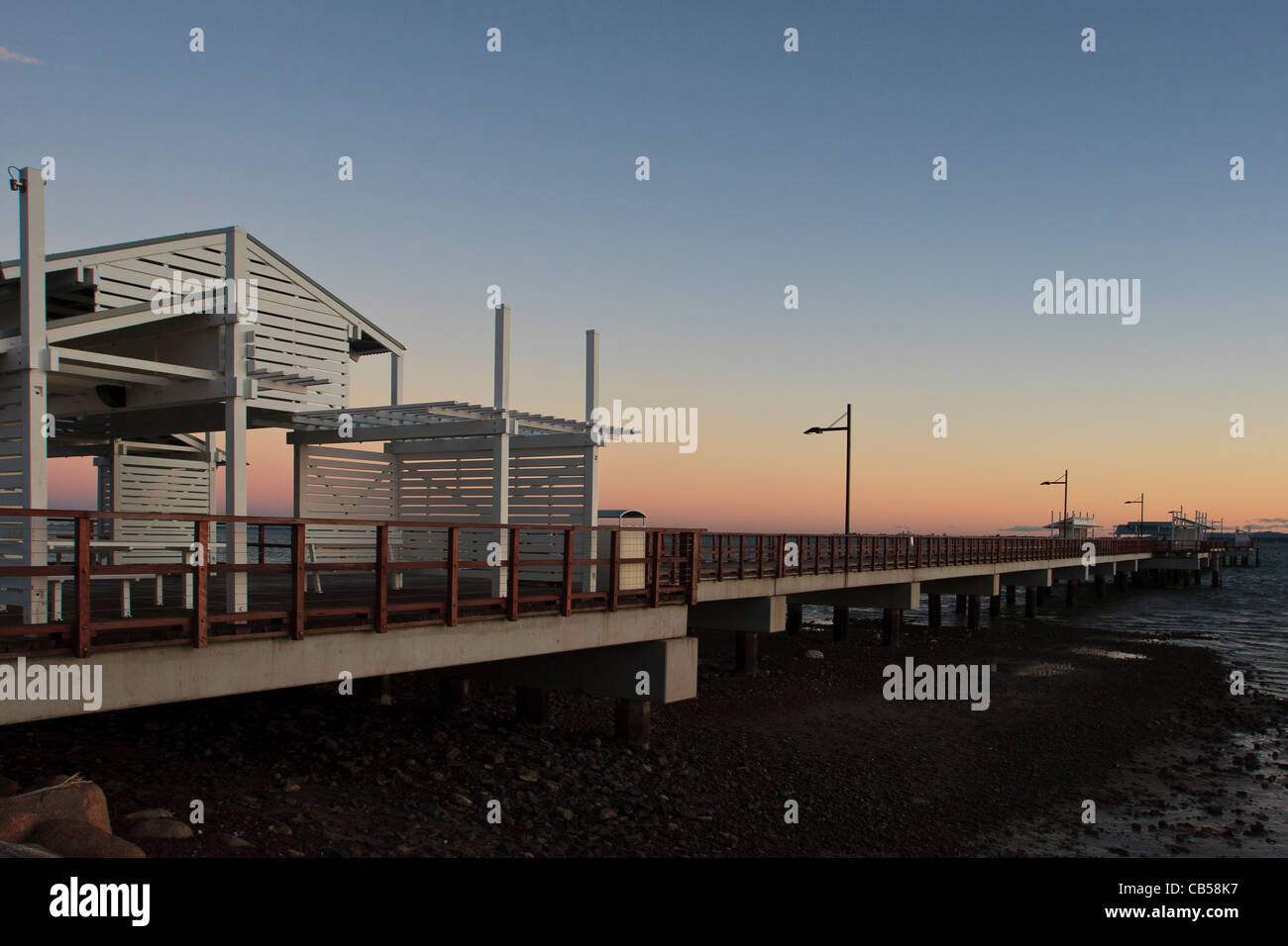 Woody Point Jetty Stock Photo - Alamy