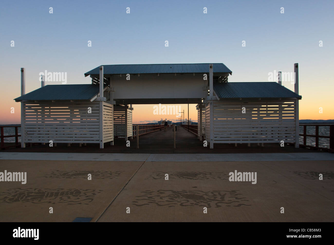 Woody Point Jetty Stock Photo - Alamy