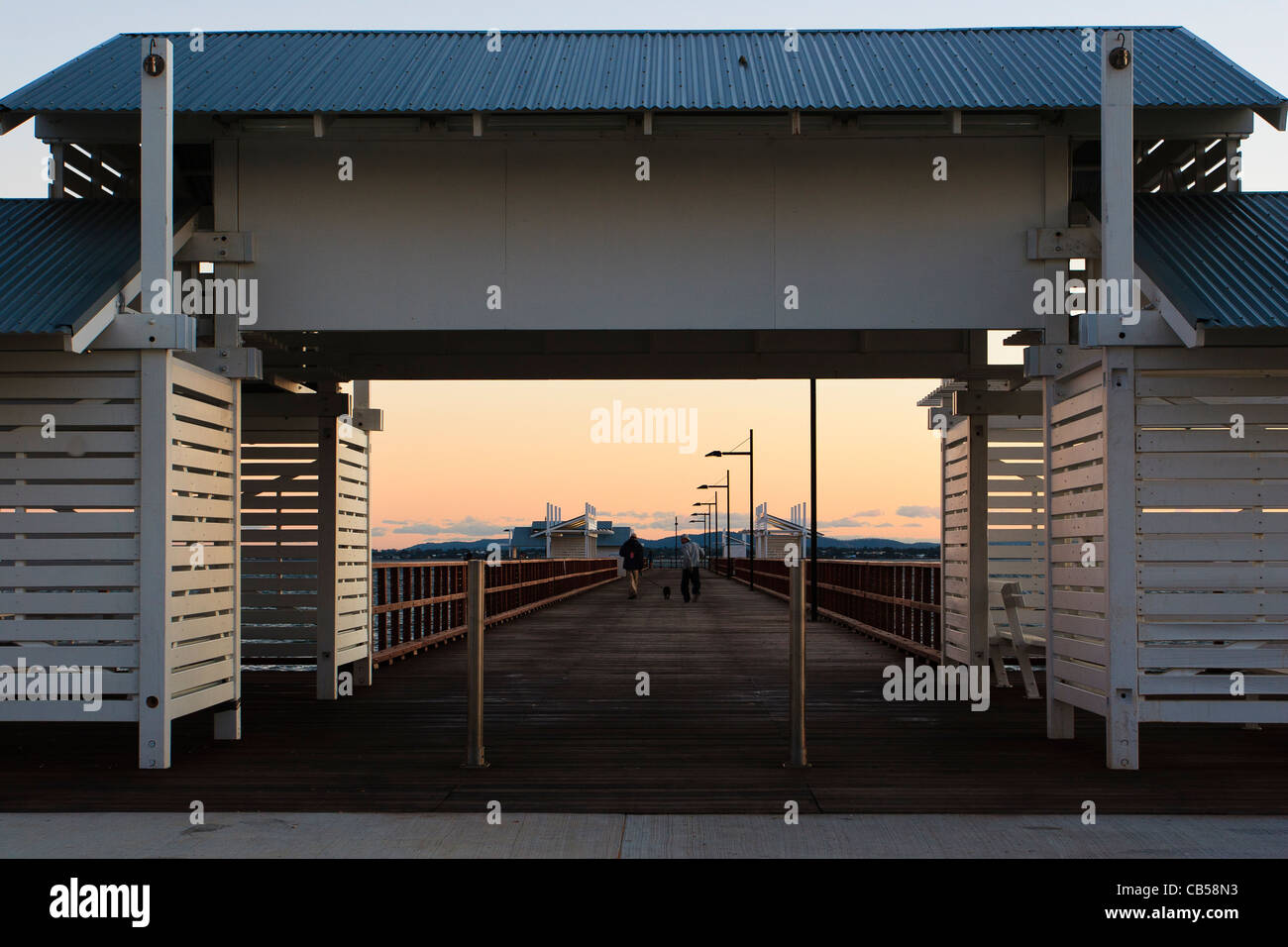 Woody Point Jetty Stock Photo - Alamy