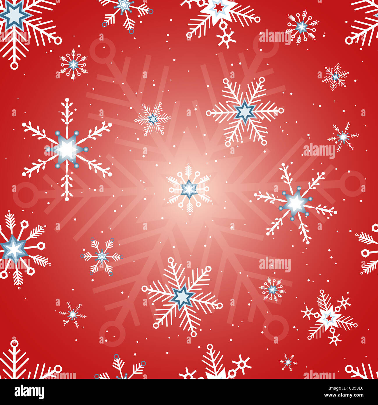 Collection of red snowflakes with different shapes Stock Photo - Alamy