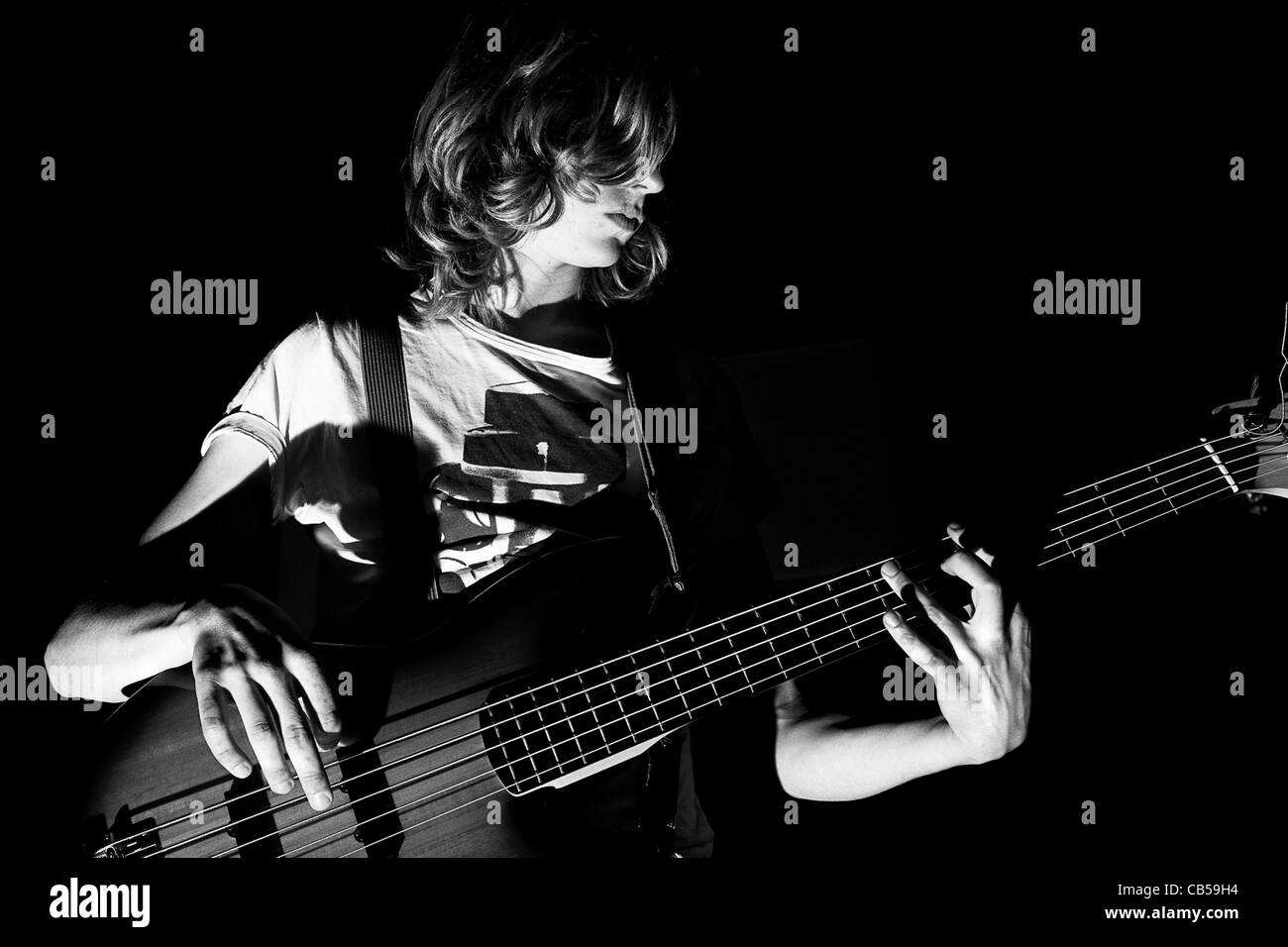 60s bass guitar hi-res stock photography and images - Alamy