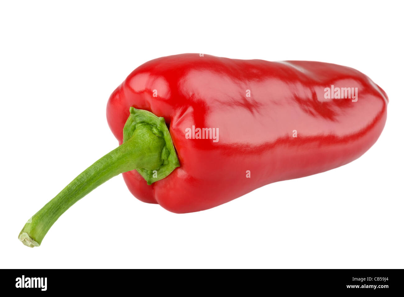 Set red bell peppers Cut Out Stock Images & Pictures - Alamy