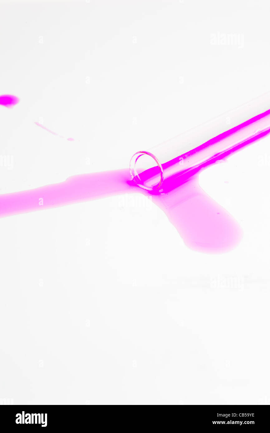 Test tube laboratory spilled hi-res stock photography and images - Alamy