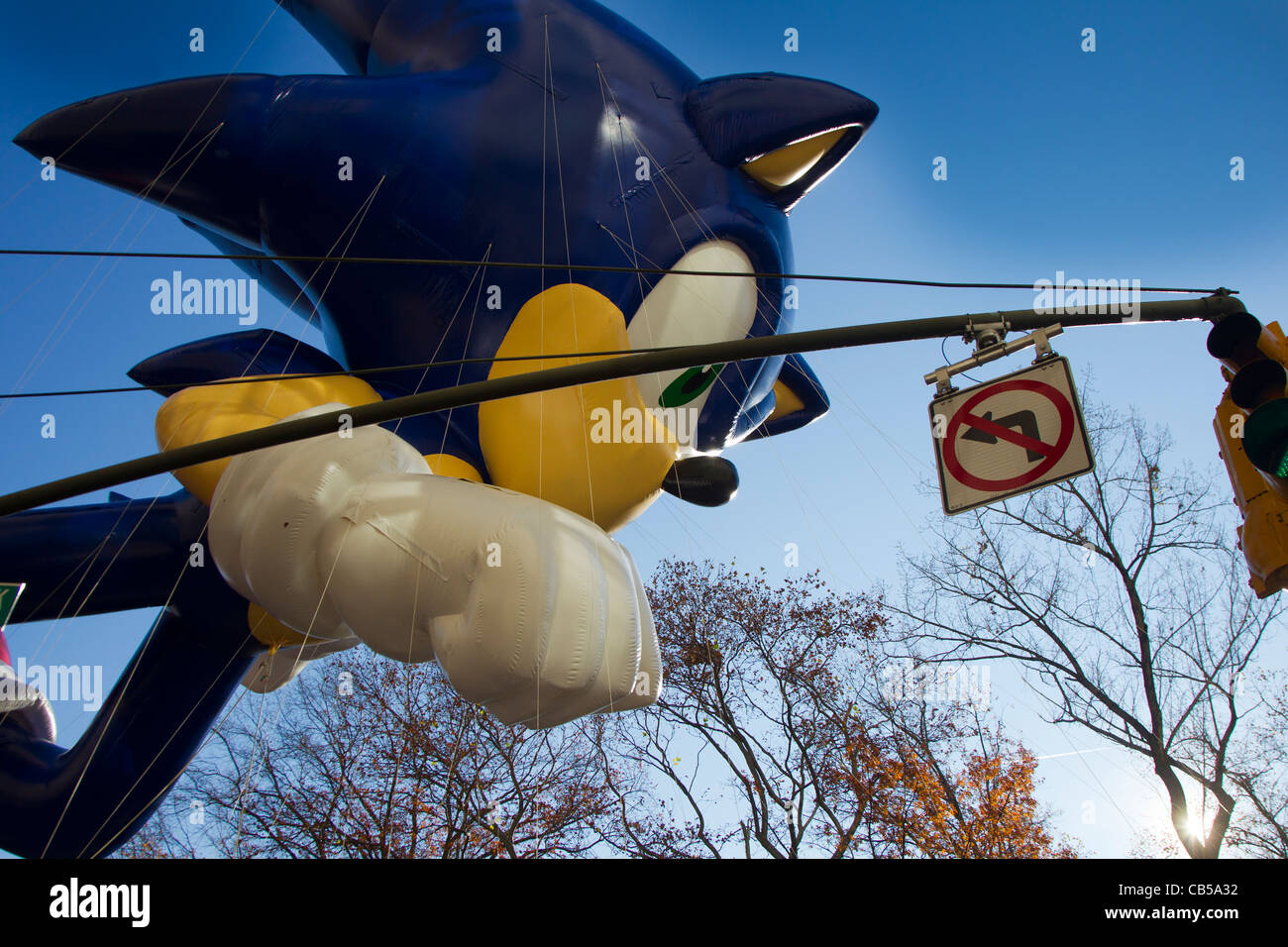 Balloons at the Macy's Thanksgiving Day Parade in New York City Stock ...