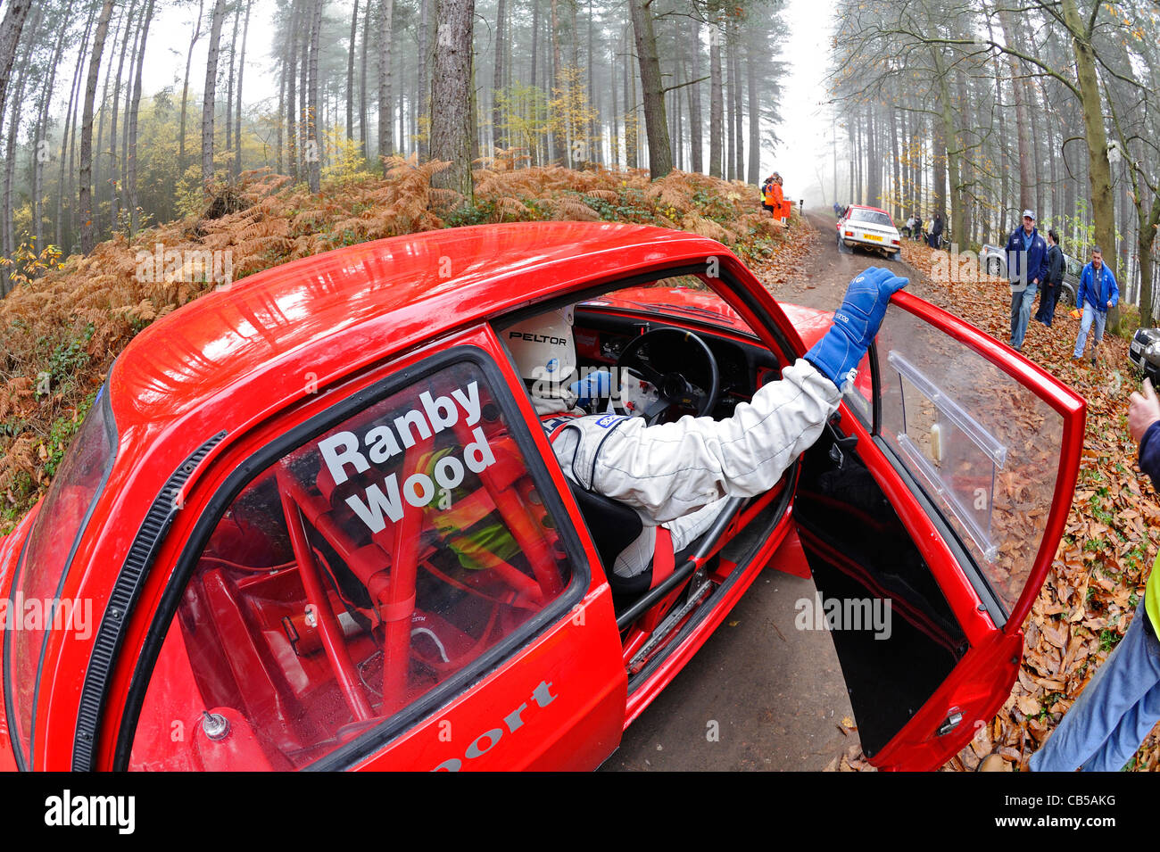 Historic Rally cars racing around Sherwood forest in the Premier ...