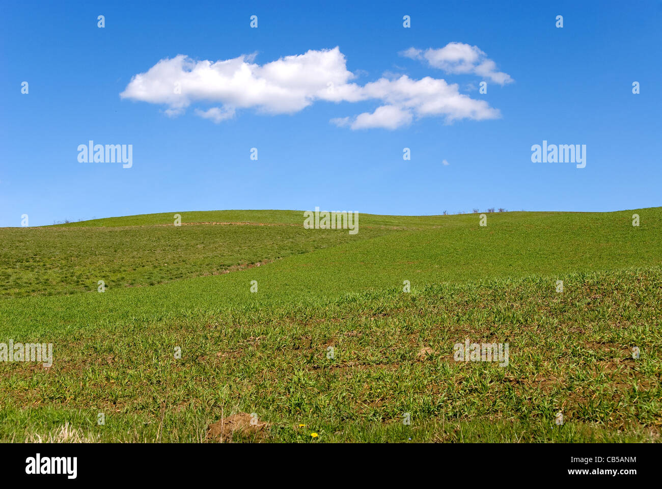 Prairie sky and the unspoiled nature of Umbria Italy Stock Photo - Alamy