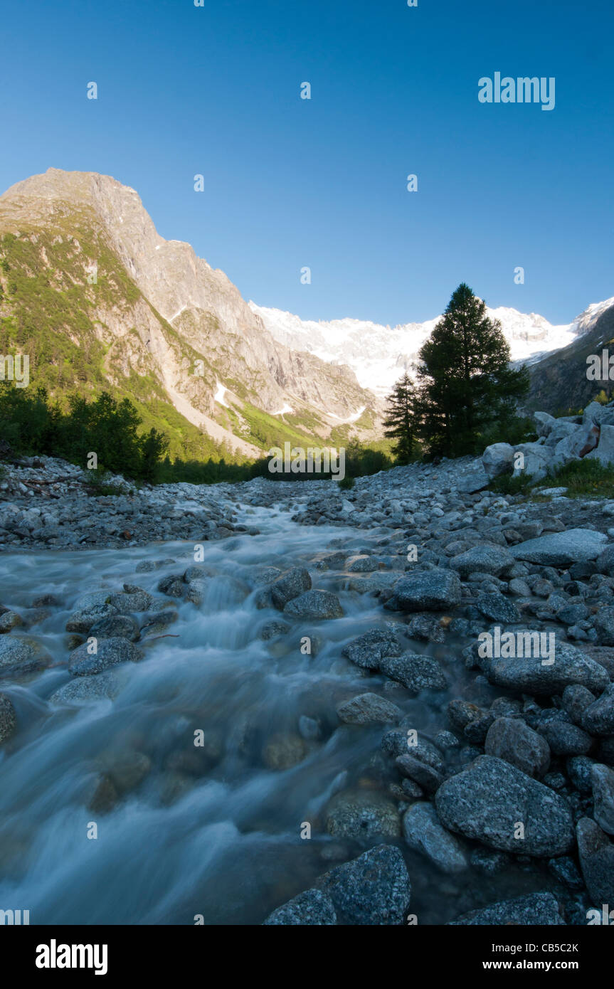 Stream in the Alps Stock Photo - Alamy