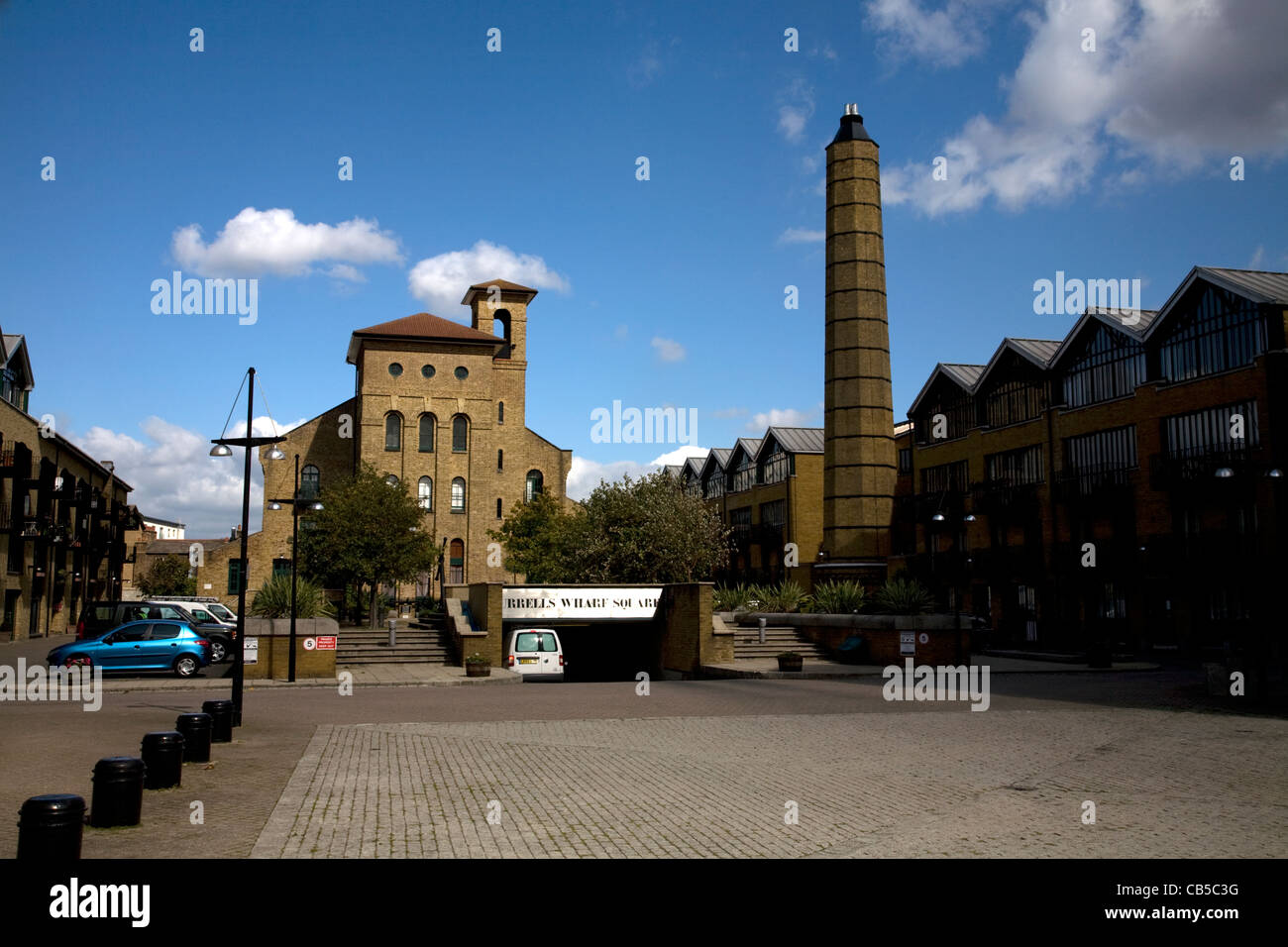 Burrells Wharf Square Tower Hamlets London England Stock Photo - Alamy