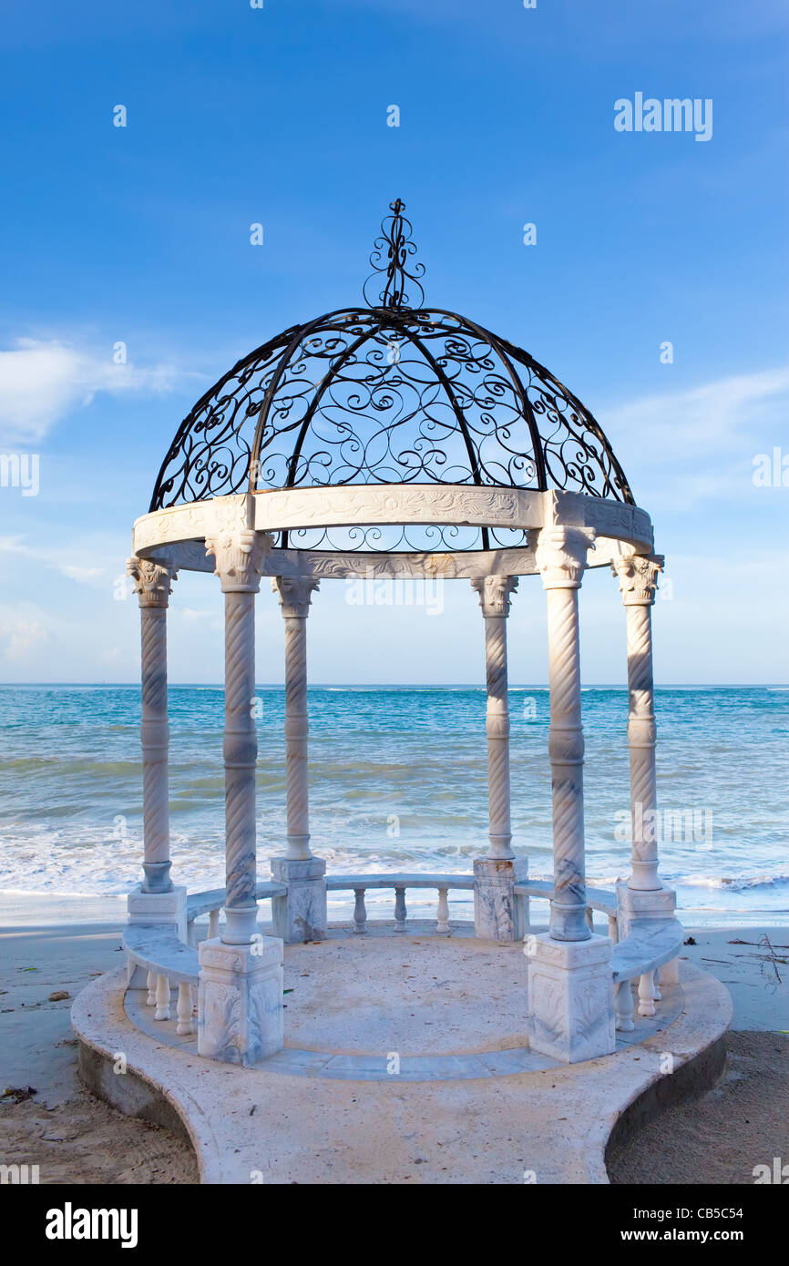pavilion with a view of the sea Stock Photo - Alamy