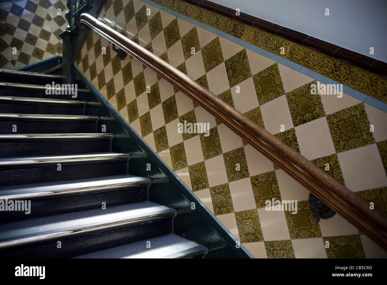 Stairwell Wayfarers Arcade Southport Stock Photo - Alamy