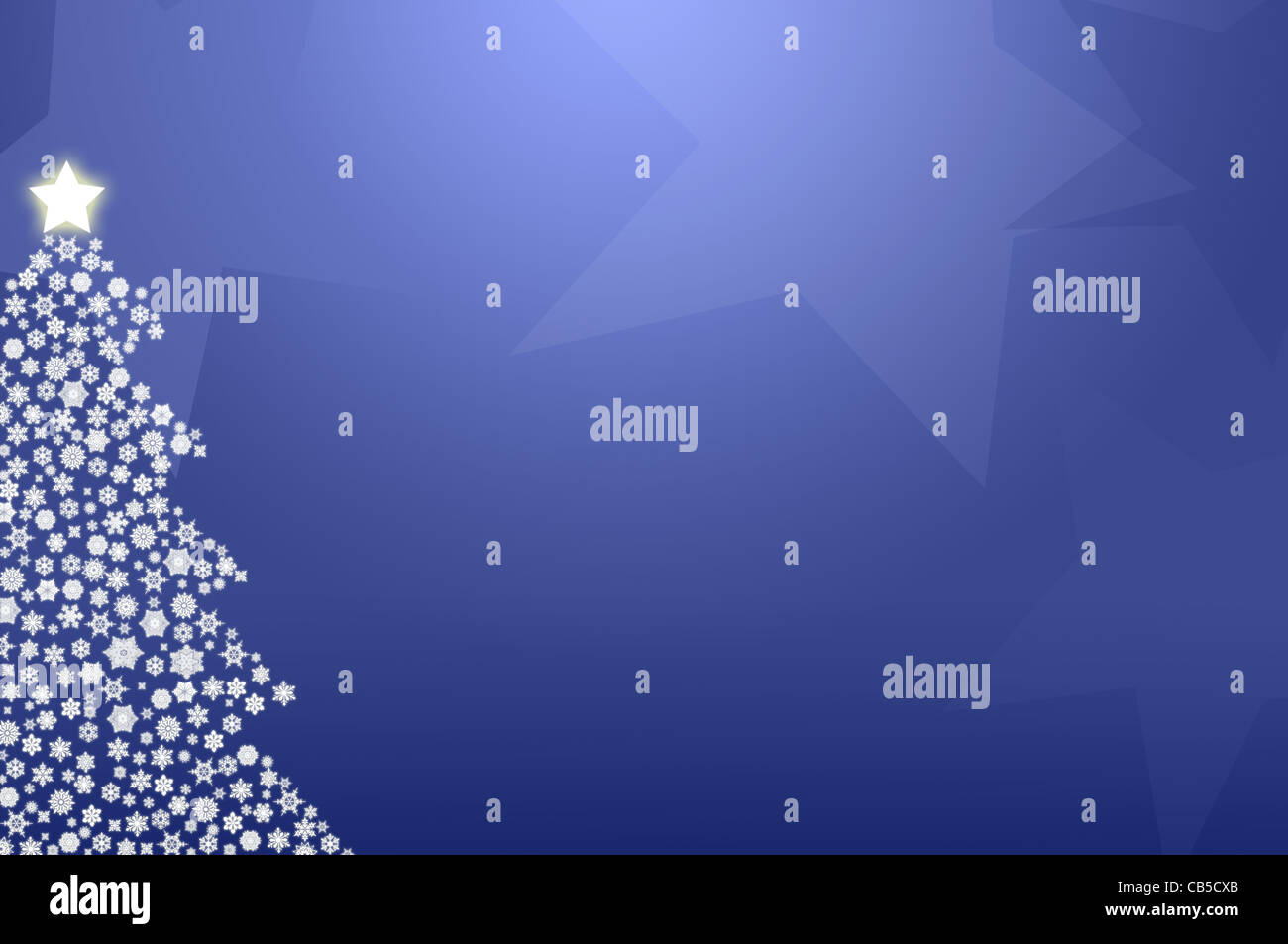 Blue Christmas tree wallpaper, computer generated Stock Photo - Alamy