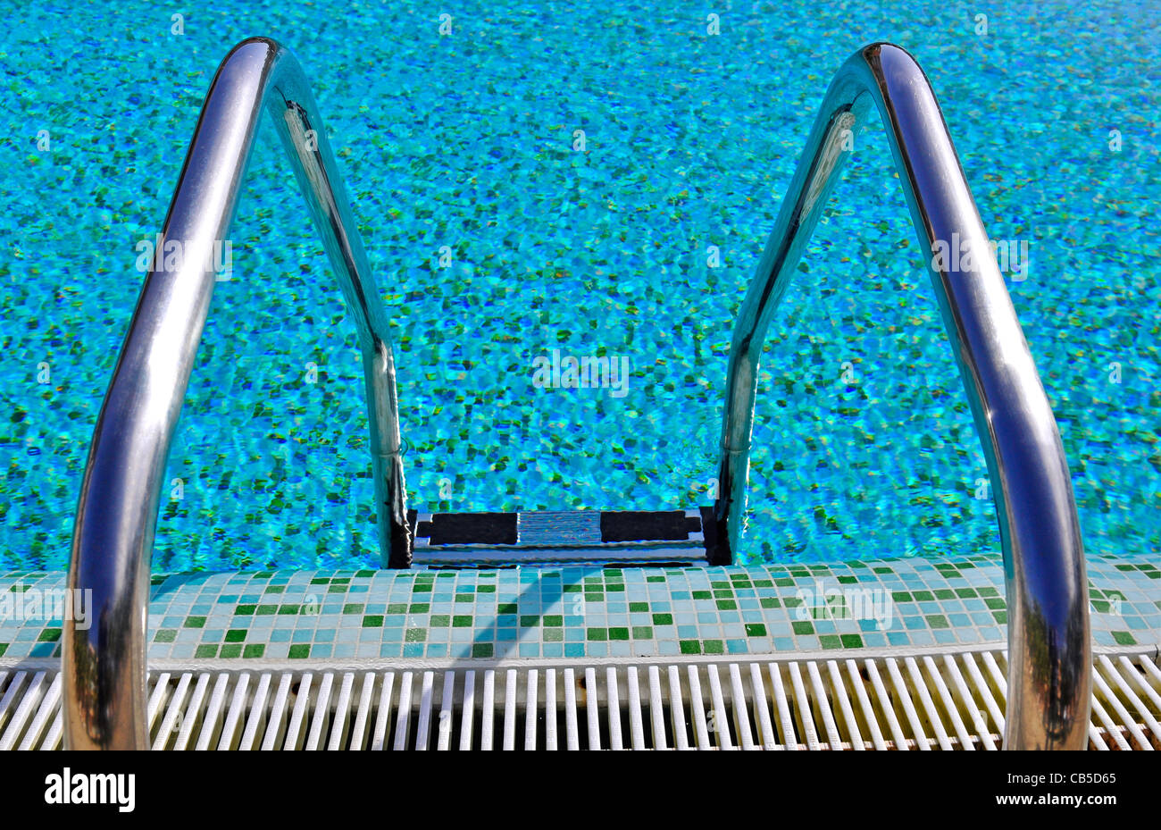 Swimming pool entrance closeup Stock Photo - Alamy