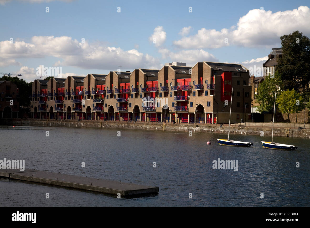 shadwell basin tower hamlets london england Stock Photo - Alamy