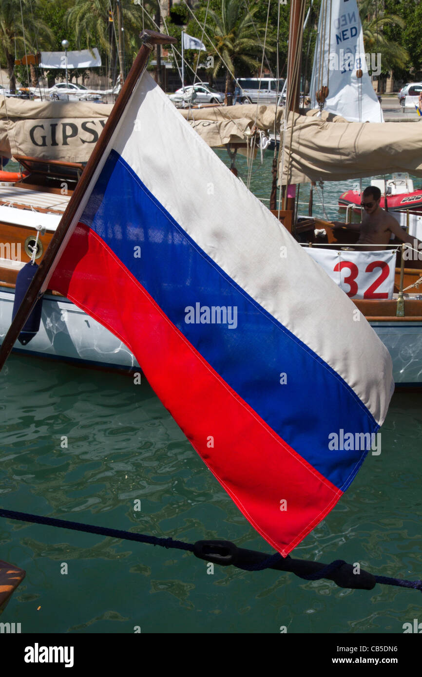 Russian Federation flag Stock Photo - Alamy