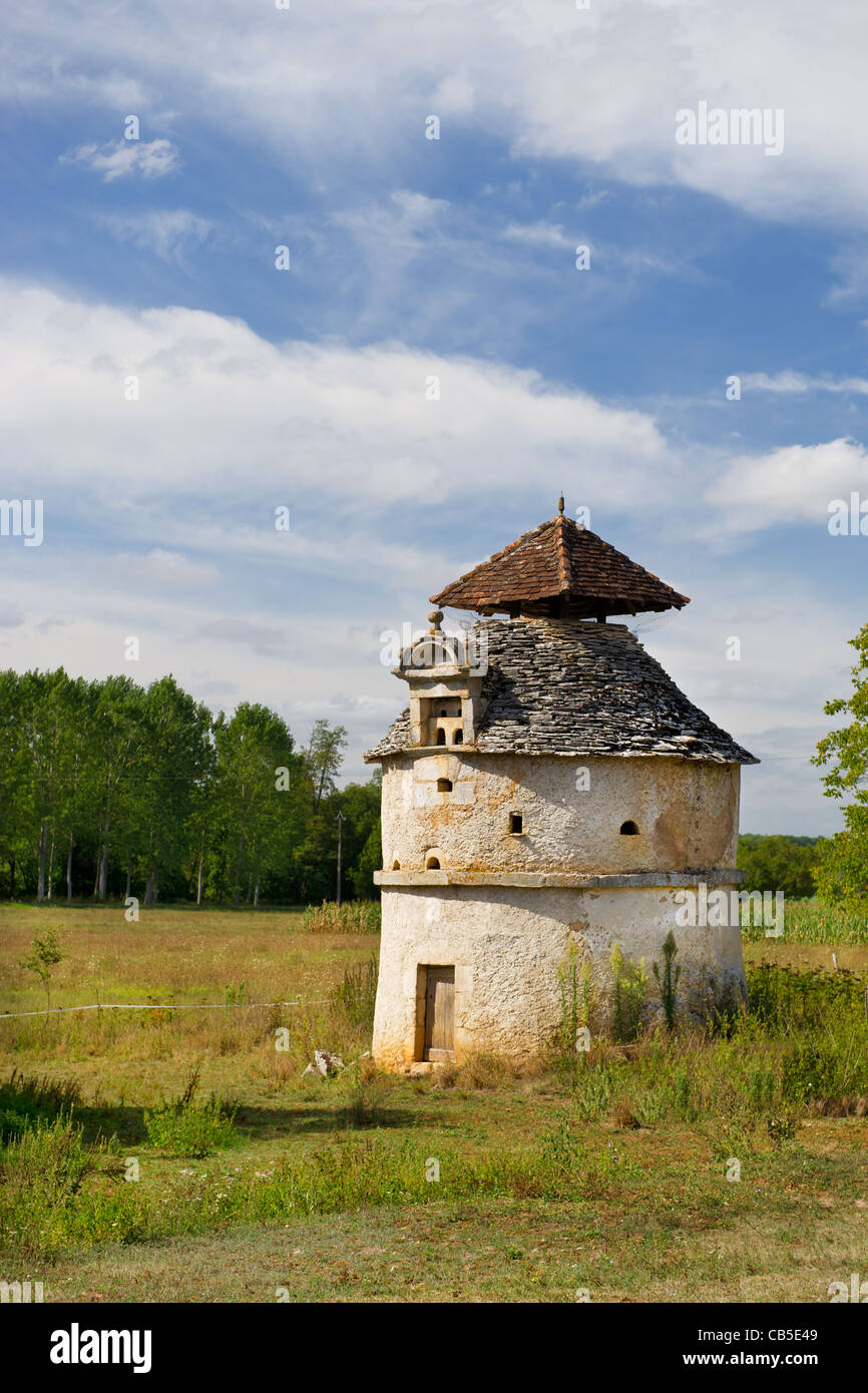 Old typical dove tower in the French Dordogne Stock Photo - Alamy