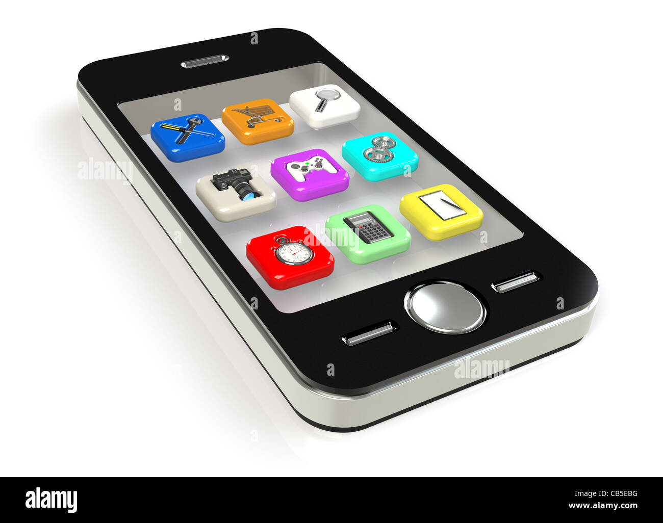 Smart device icons Cut Out Stock Images & Pictures - Alamy