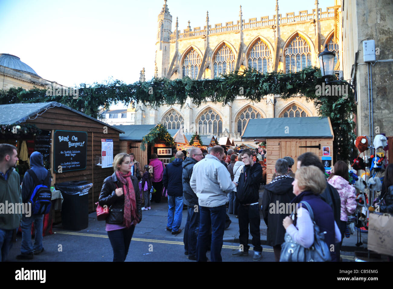 Bath Christmas Market Stock Photo - Alamy