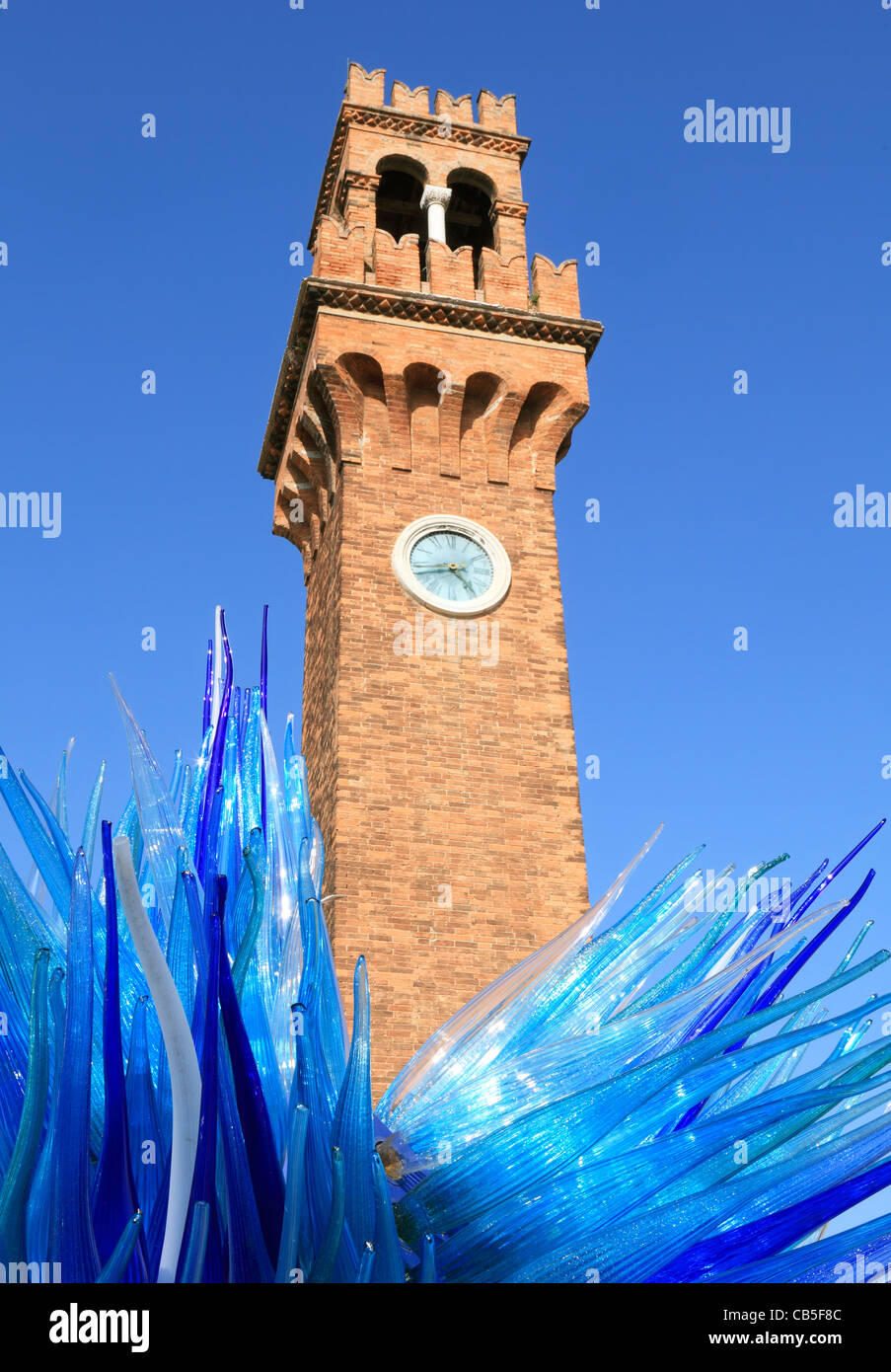 Murano's clock tower through the tendrils of the Comet of Light ...