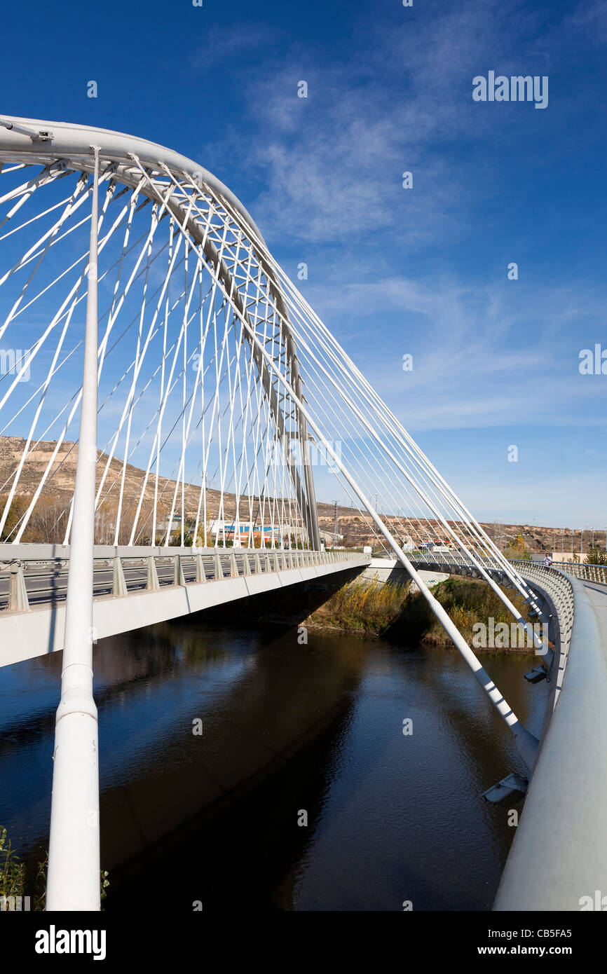 Bridge over the river Ebro, Logroño, La Rioja, Spain Stock Photo - Alamy