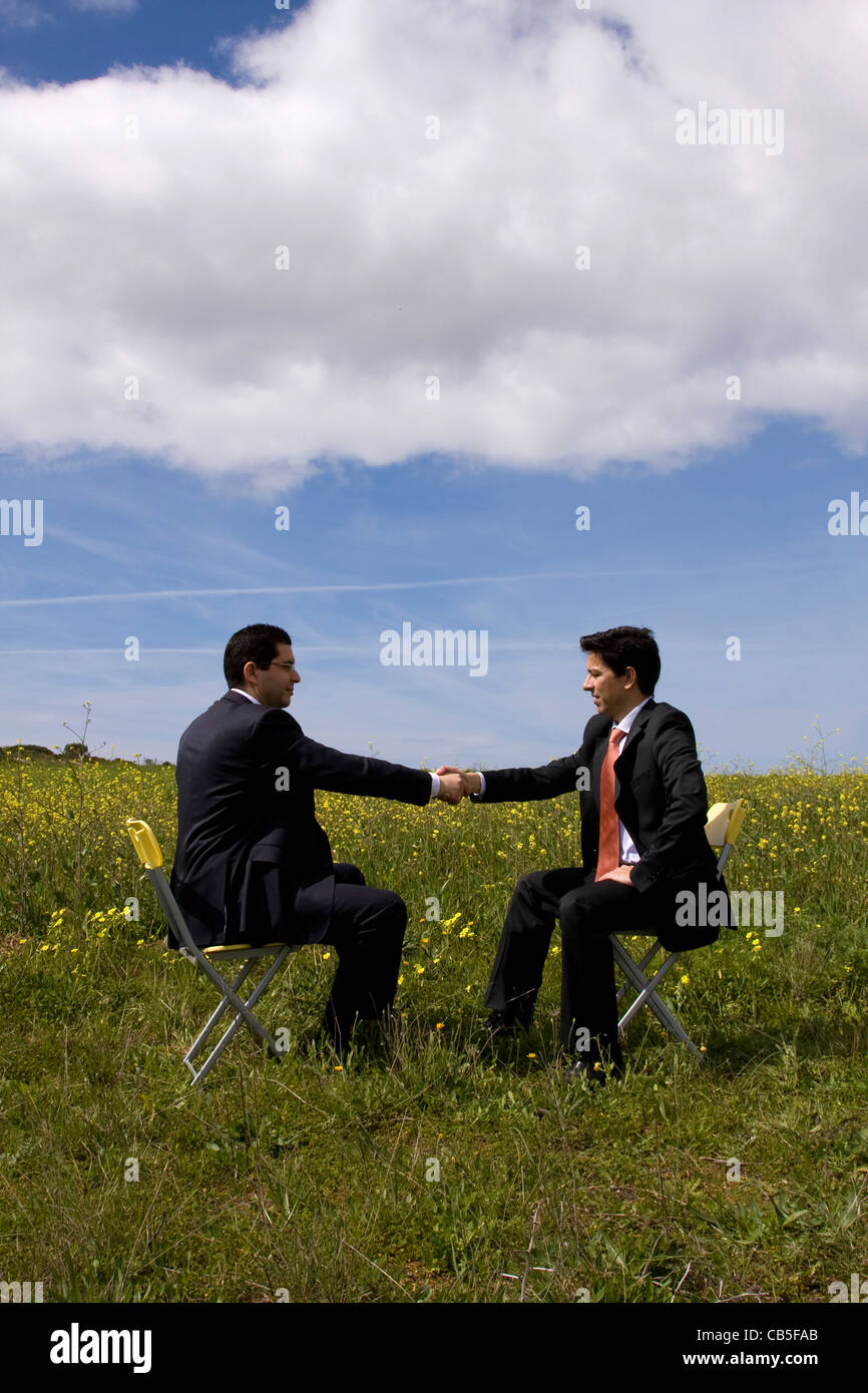Making a deal hi-res stock photography and images - Alamy