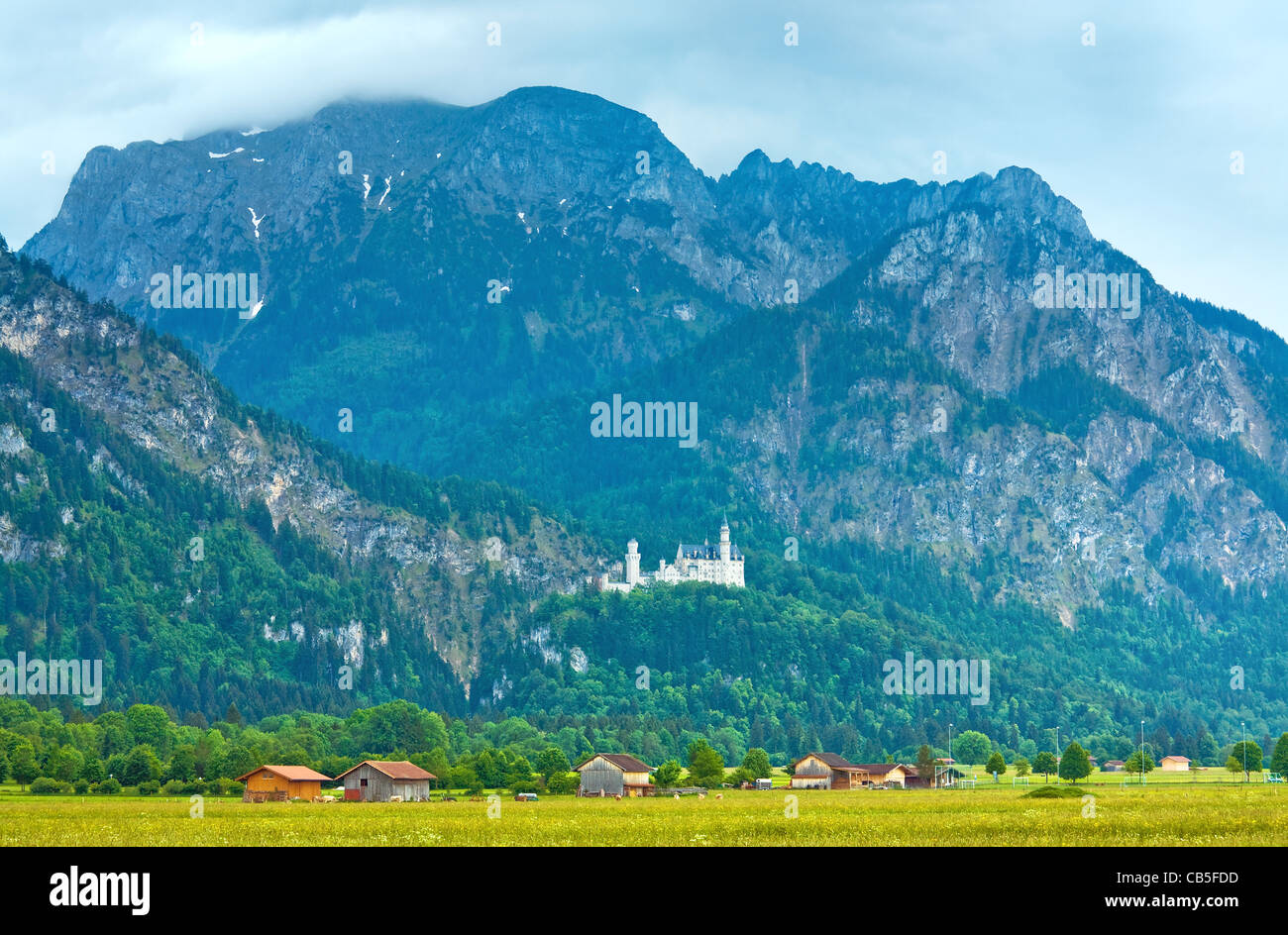 Wide view neuschwanstein castle hi-res stock photography and images - Alamy