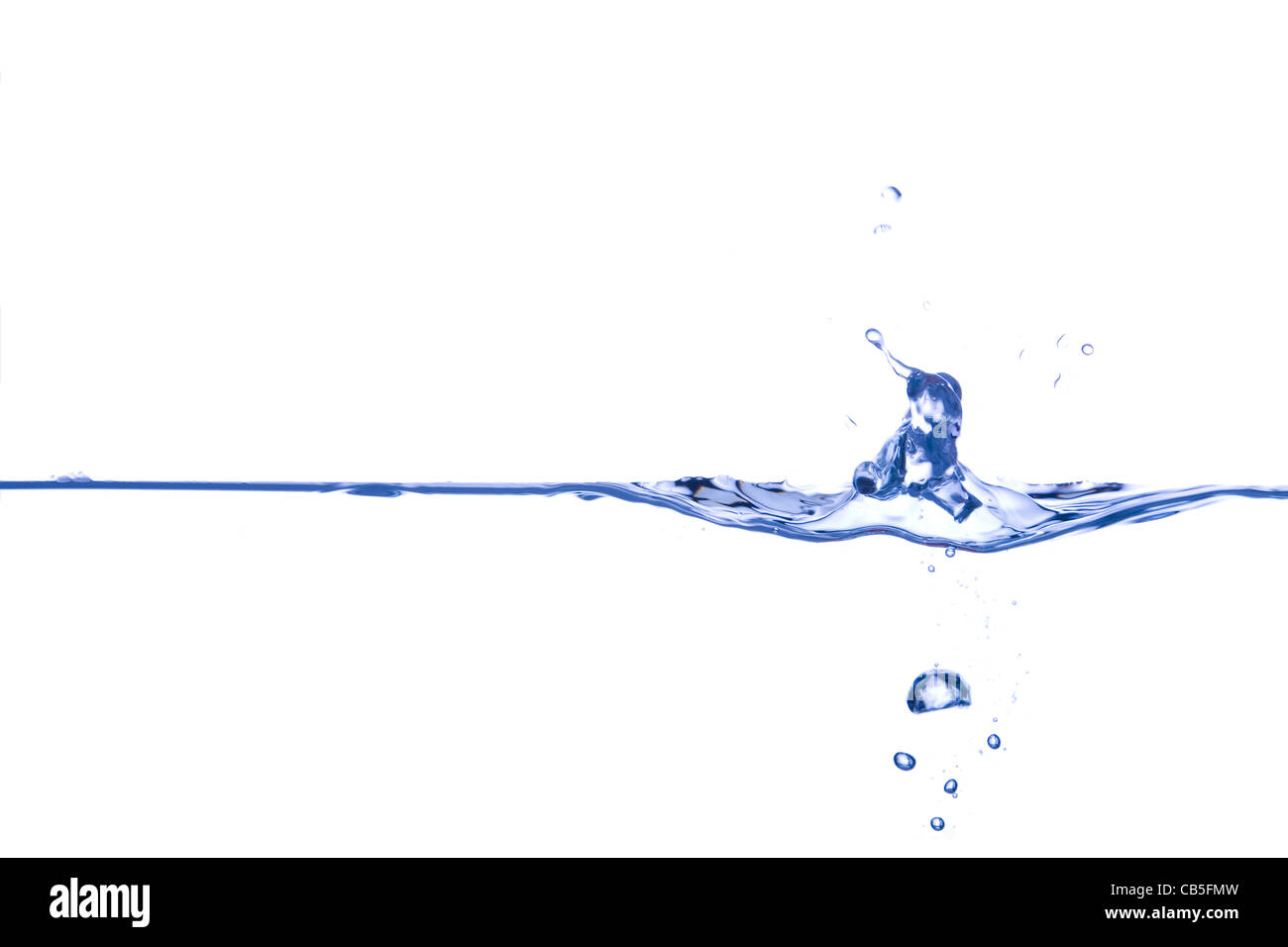 water splash isolated on white Stock Photo - Alamy