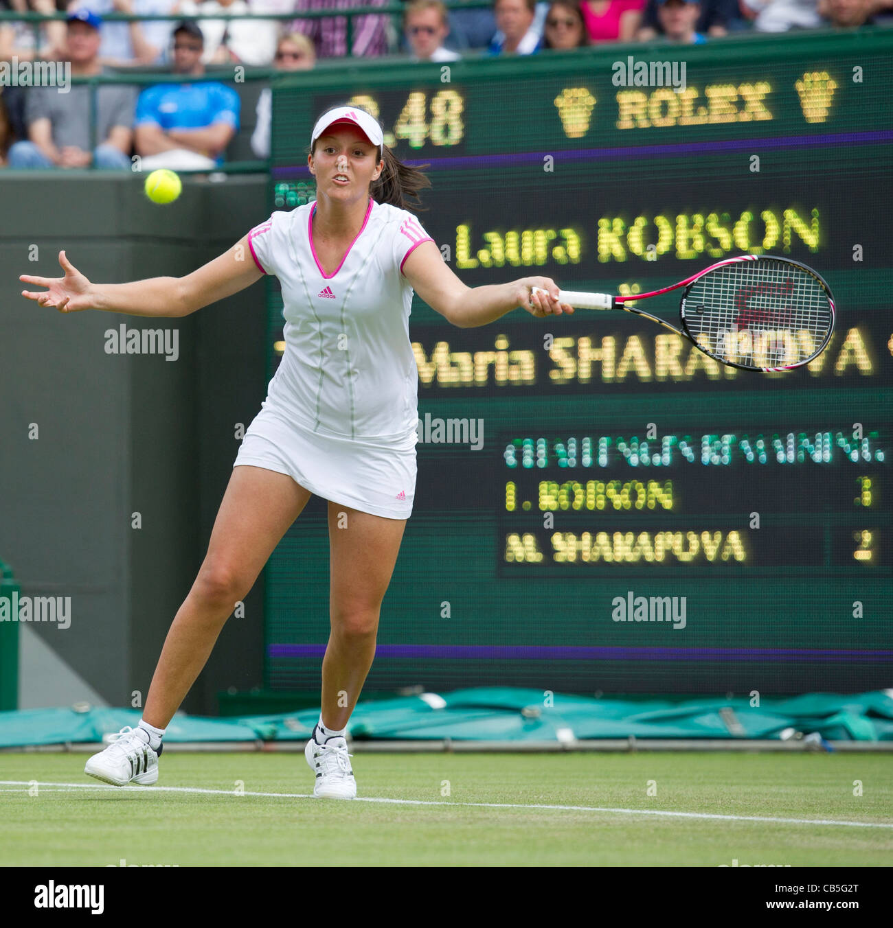 Maria sharapova in wimbledon hi-res stock photography and images - Alamy