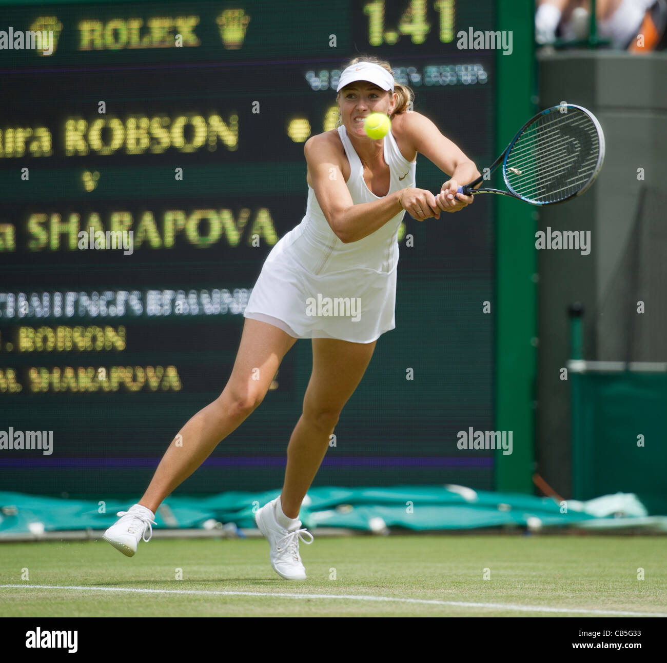 Maria sharapova action shots hi-res stock photography and images - Alamy