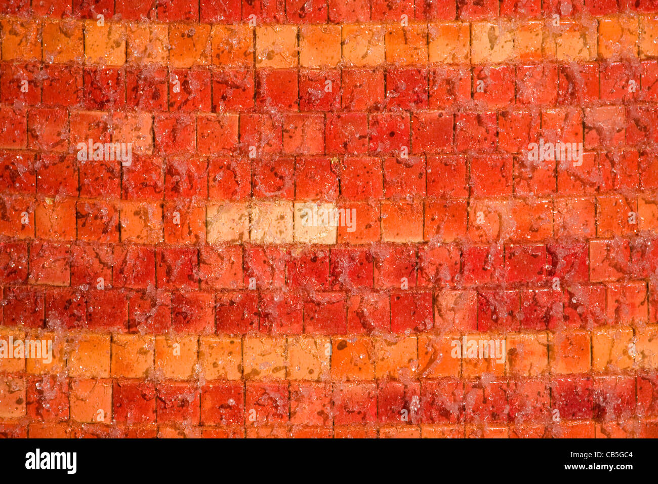 a red mosaic pattern under water ideal for background Stock Photo - Alamy