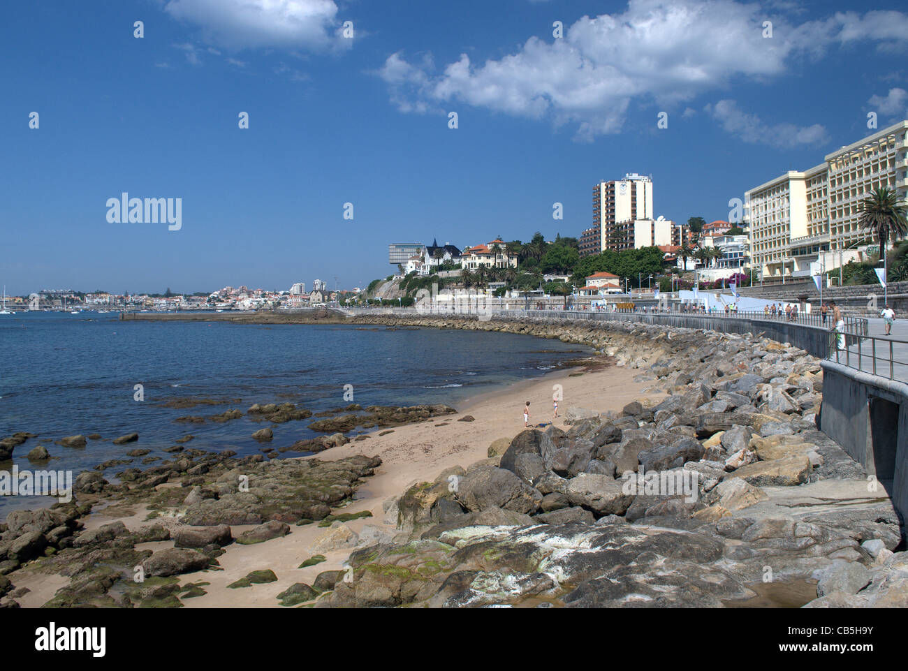 Estoril Cascais promenade Portugal Stock Photo - Alamy