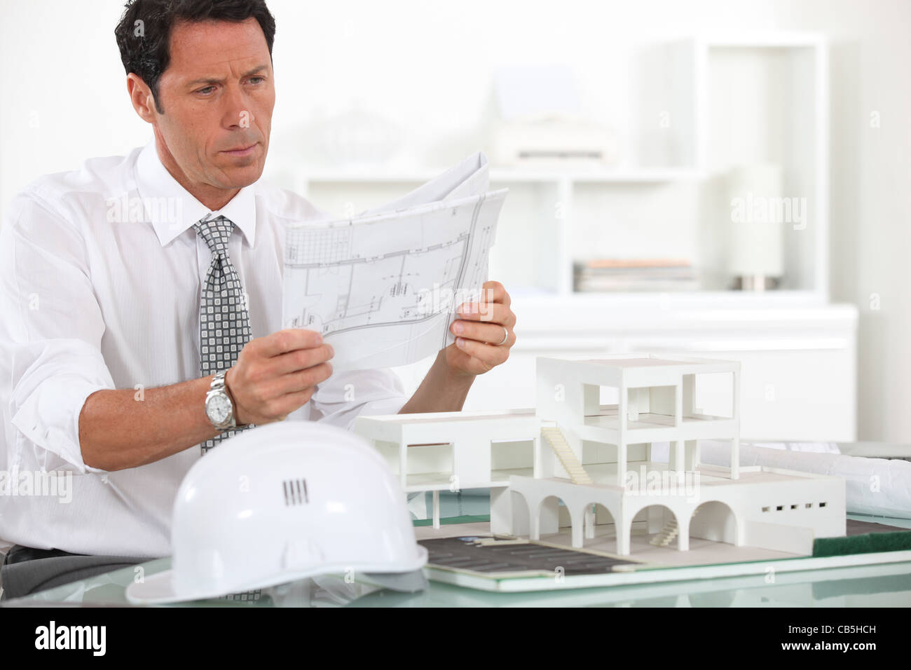 architect at work Stock Photo - Alamy