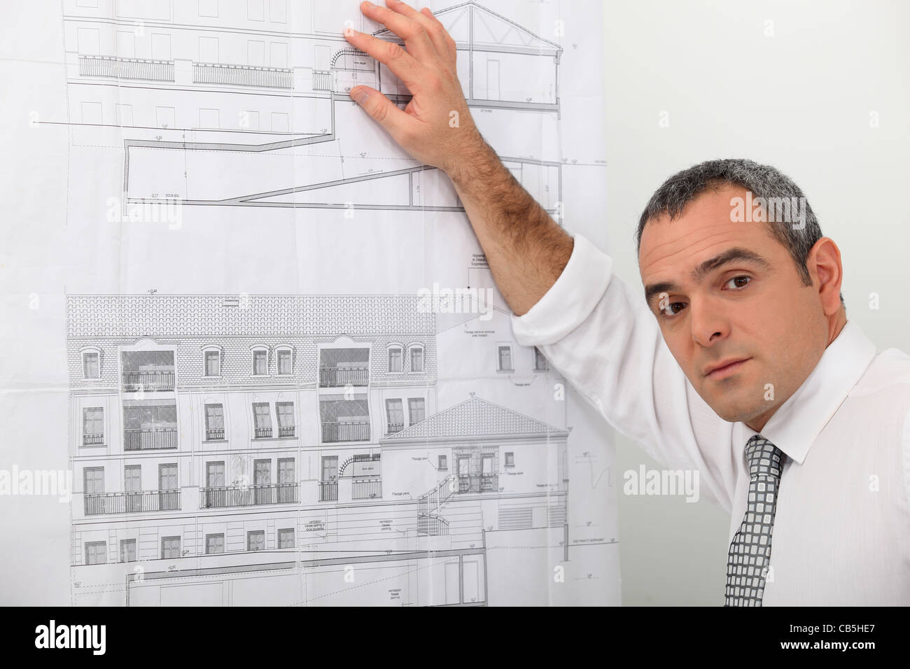 portrait of an architect Stock Photo - Alamy