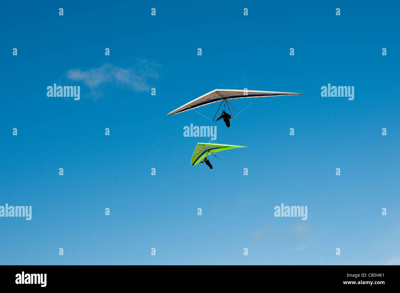 Hang gliding, hang glider, Fort Funston, San Francisco, California, USA ...