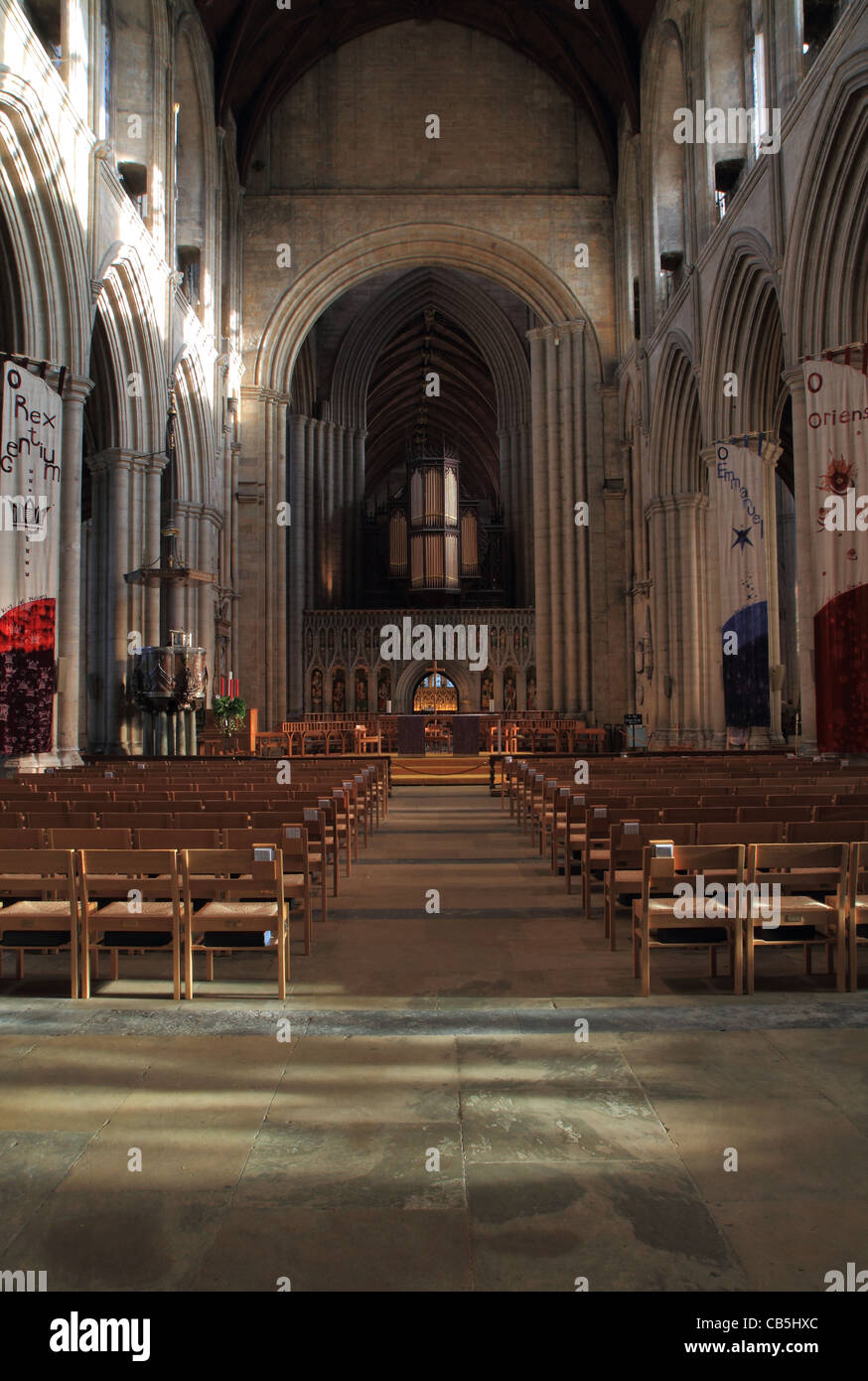 Ripon Cathedral inside Stock Photo - Alamy