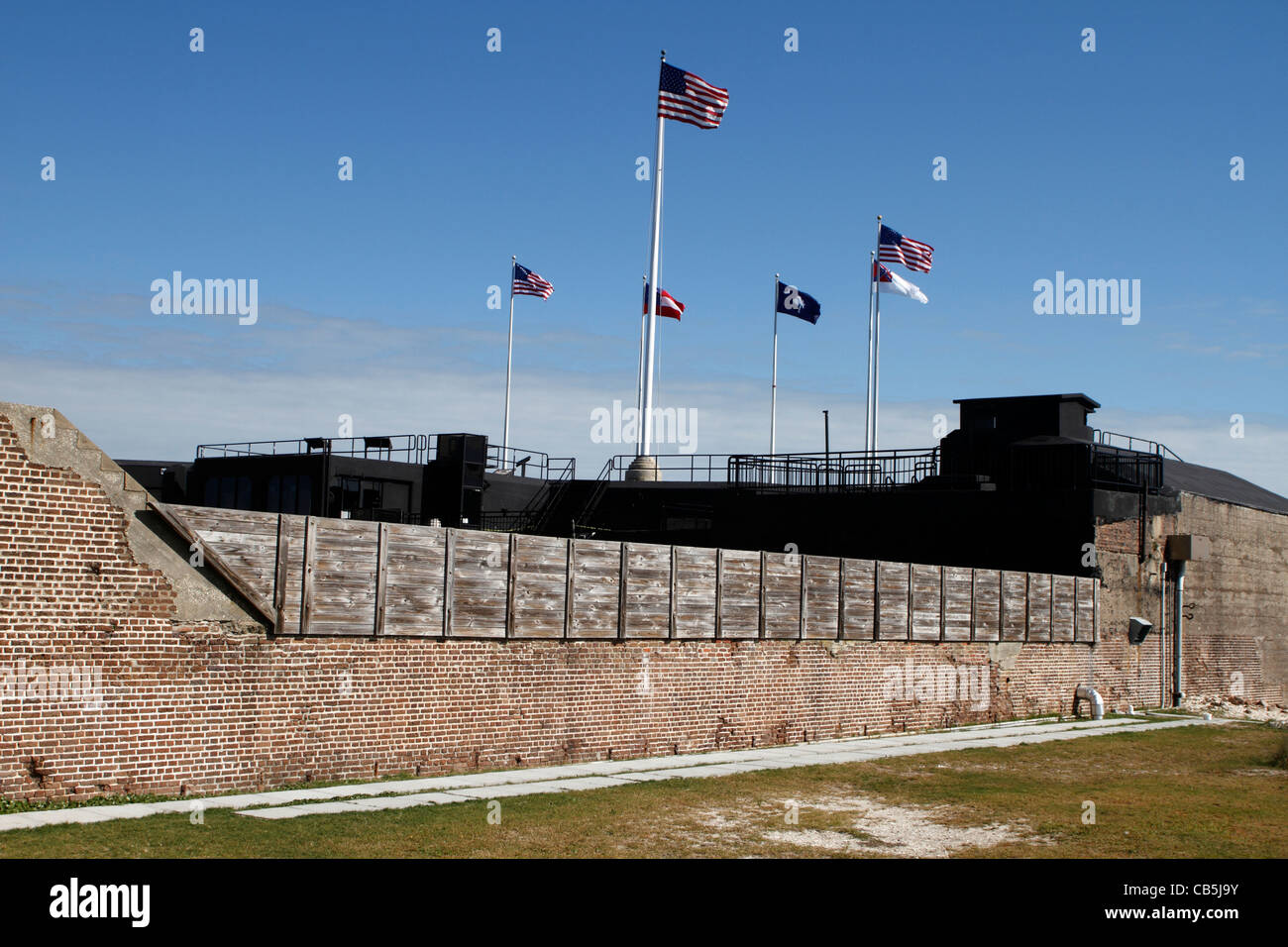 Fort Sumter National Monument in Charleston, South Carolina, where the ...