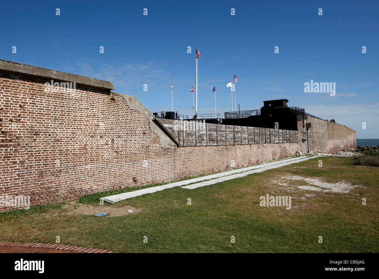 Fort Sumter National Monument in Charleston, South Carolina, where the ...
