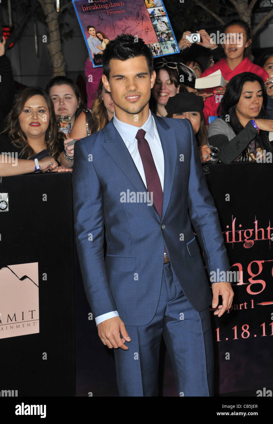 Taylor Lautner at the world premiere of his new movie "The Twilight ...