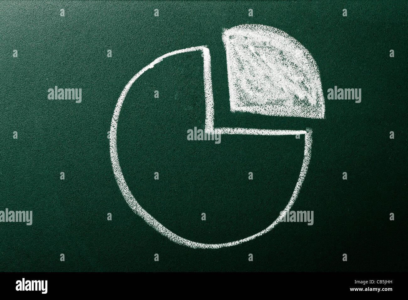 Circle chart showing percentage value Stock Photo - Alamy