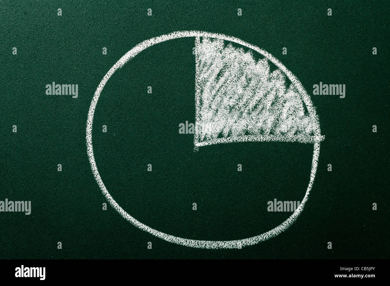 Circle chart showing percentage value Stock Photo - Alamy