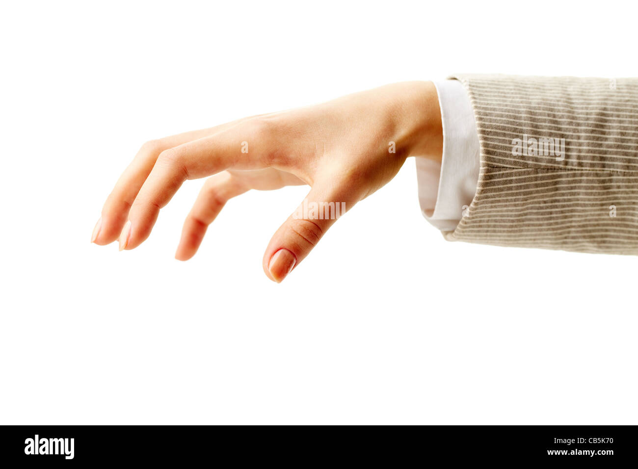 Hand palm down cutout hi-res stock photography and images - Alamy