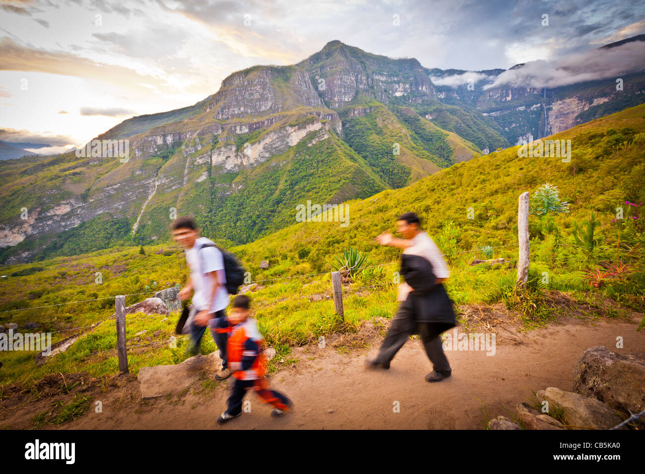 Cartarata de Gocta, Peru Stock Photo - Alamy