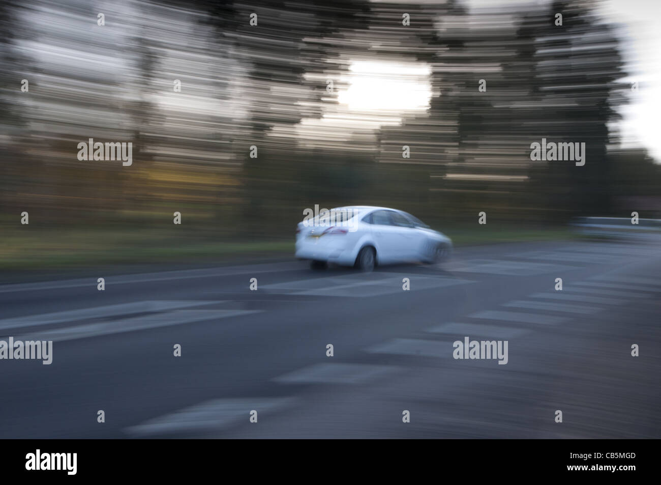 Traffic cars on country road with motion blur Stock Photo - Alamy