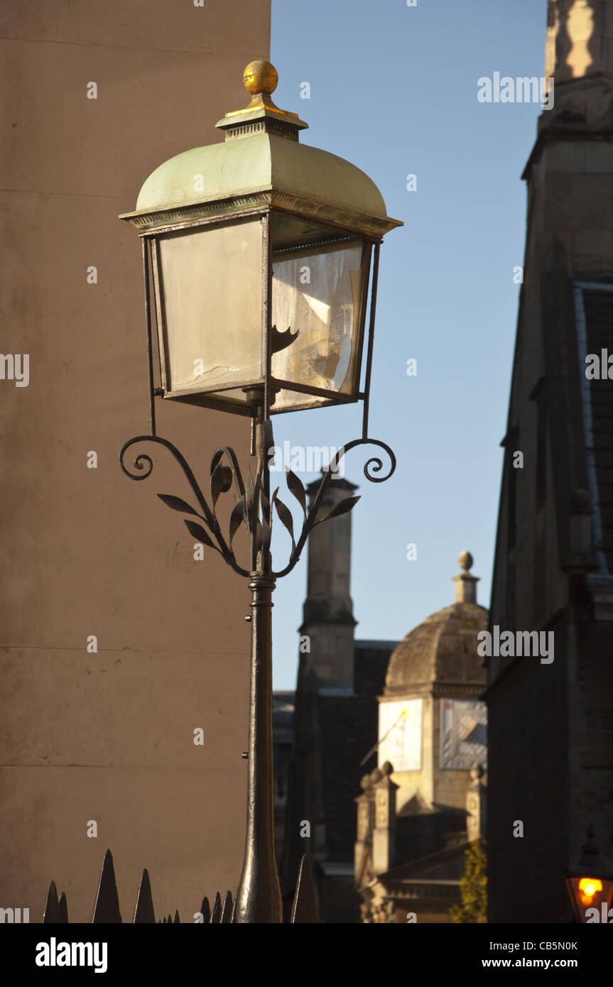 old Lamp post Cambridge Stock Photo - Alamy