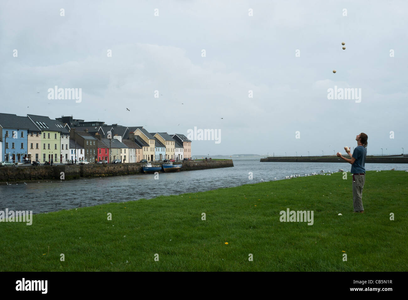 Claddagh quay and River Corrib in Galway, Ireland Stock Photo - Alamy