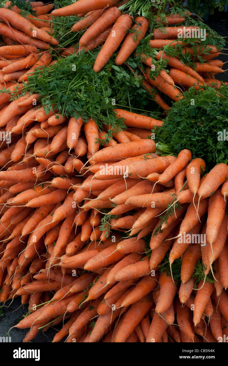carrots at the farmers market in Galway Stock Photo - Alamy