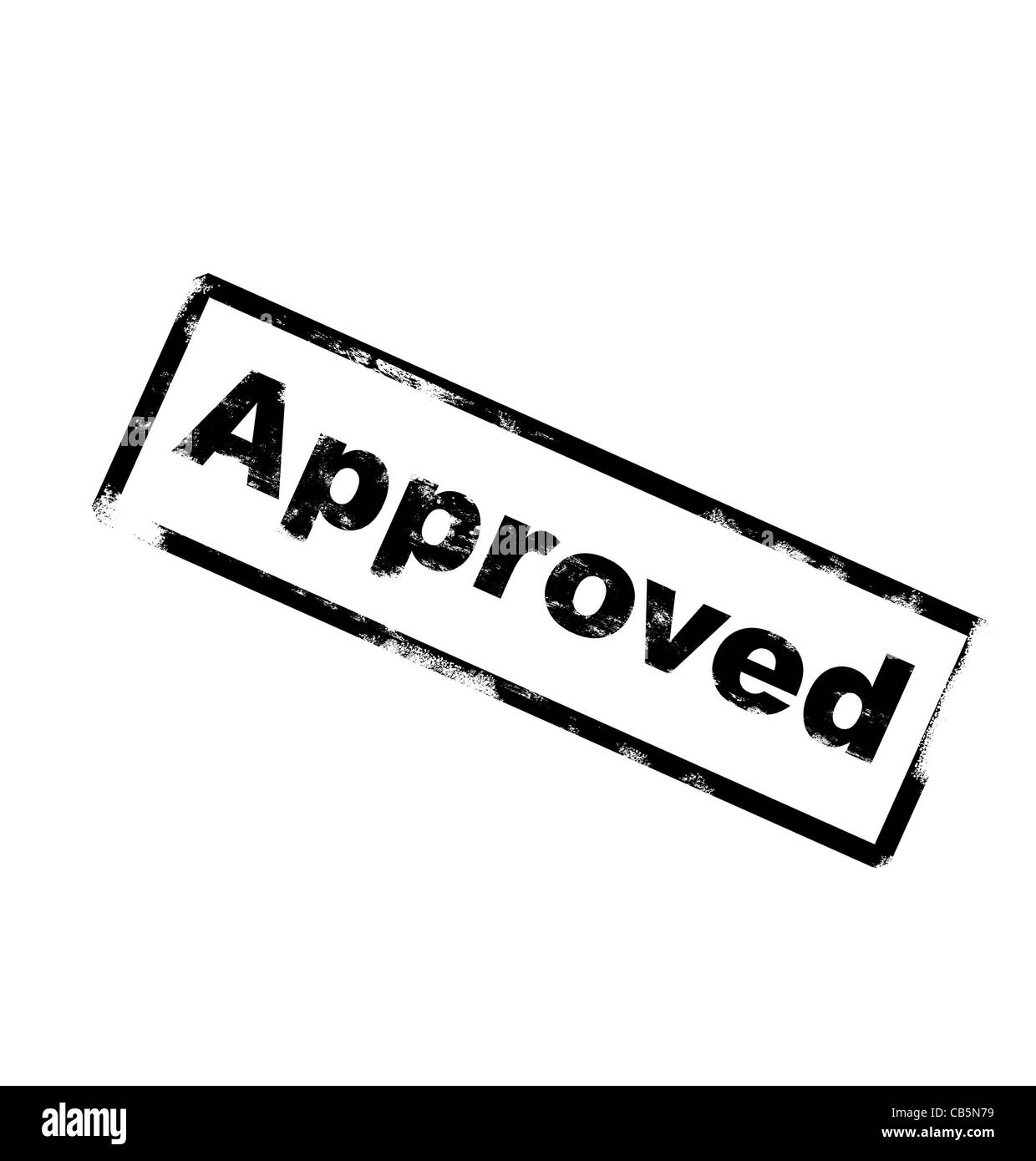 Approve approval approved stamp Black and White Stock Photos & Images ...