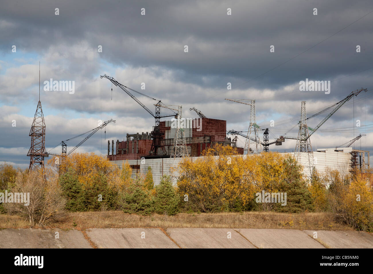 Chernobyl nuclear power plant - the construction of reactors number ...