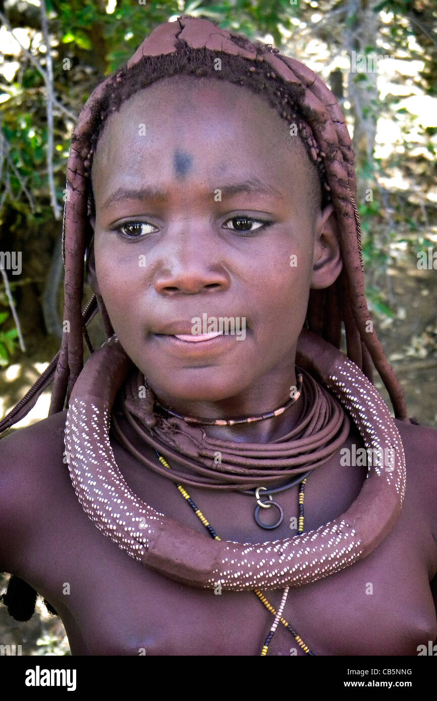 Mukawana tribe, Iona Park, Angola Stock Photo - Alamy