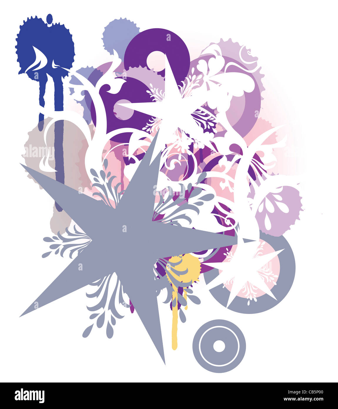 design with stars Stock Photo - Alamy